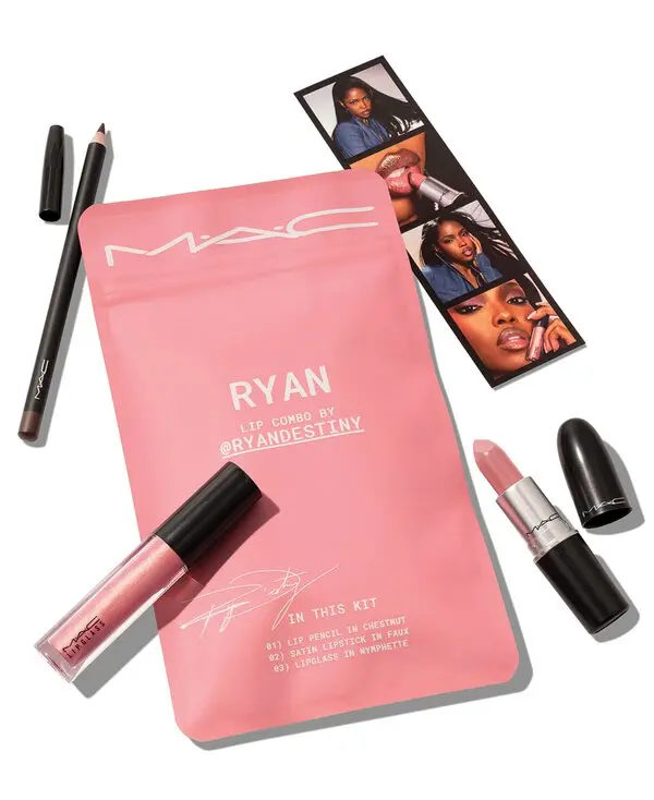 Mac Cosmetics 3-Pc. Lip Combo @Ryandestiny Set - No Color